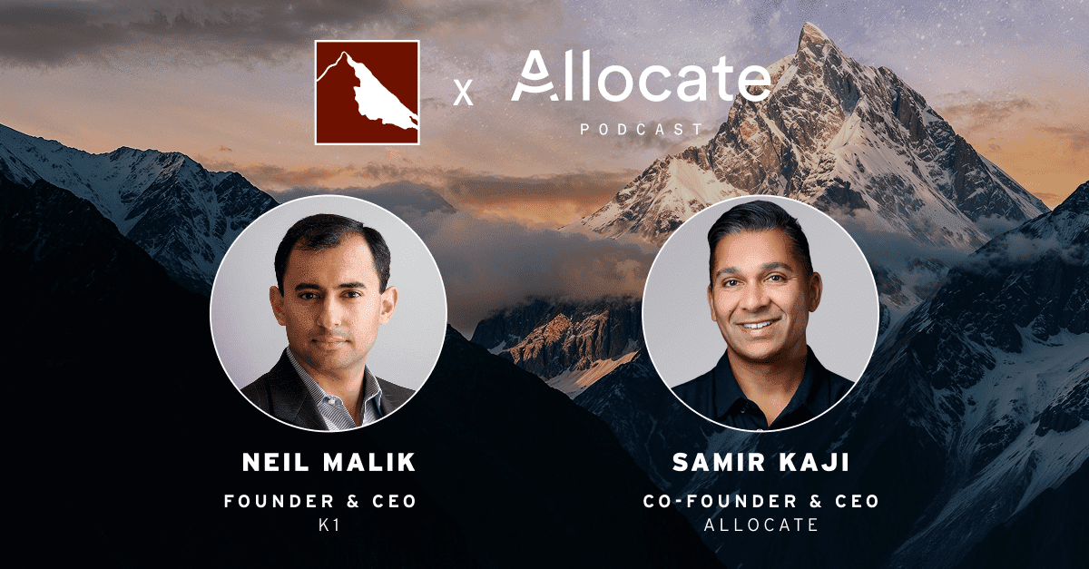 Neil Malik on the Allocate Podcast: Building with Focus, Scaling with ...